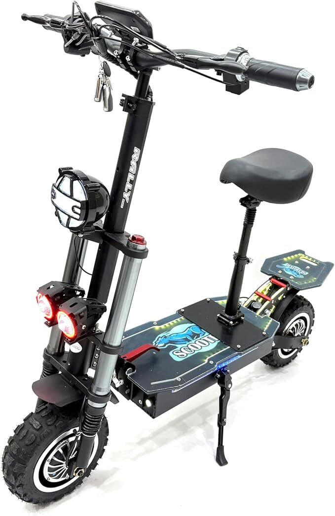 5600W Dual Motor Electric Scooter with 60V 25Ah Battery
